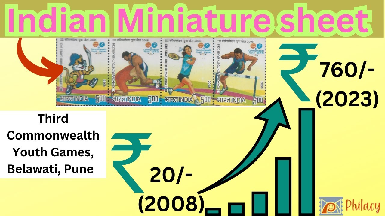 Third Commonwealth Youth Games, Belawati, Pune Miniature Sheet buy ...