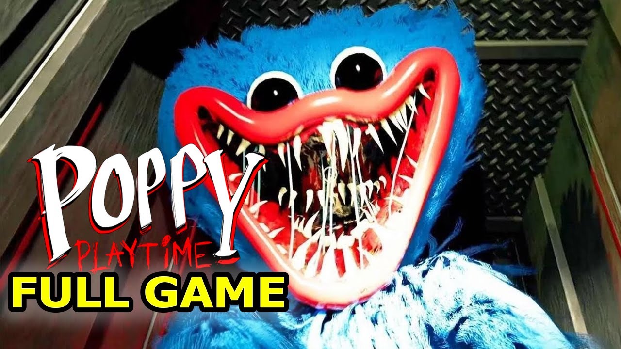 SCARIEST GAME I've PLAYED| Poppy Playtime Chapter 1 | FULL GAME - YouTube