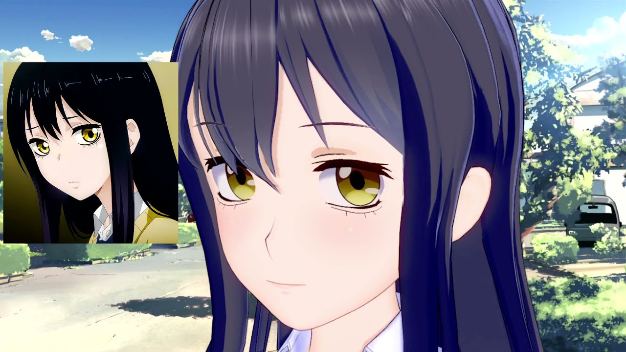 Los personajes de Mieruko san para koikatsu - YouTube