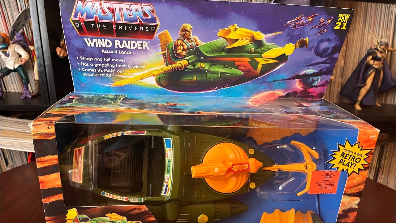 MOTU Wind Raider Ollie’s Clearance unboxing review - YouTube