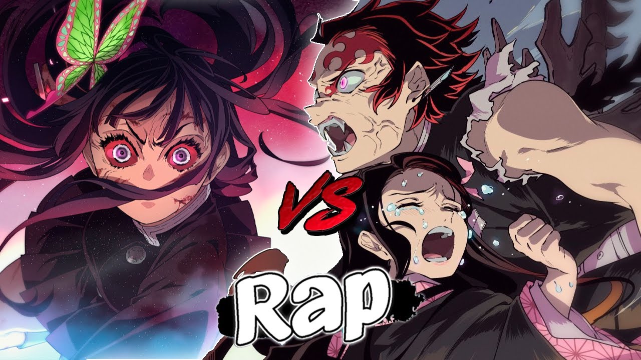 Kanao y Nezuko Vs Tanjiro El Rey De Los Demonios - YuriRaps - YouTube