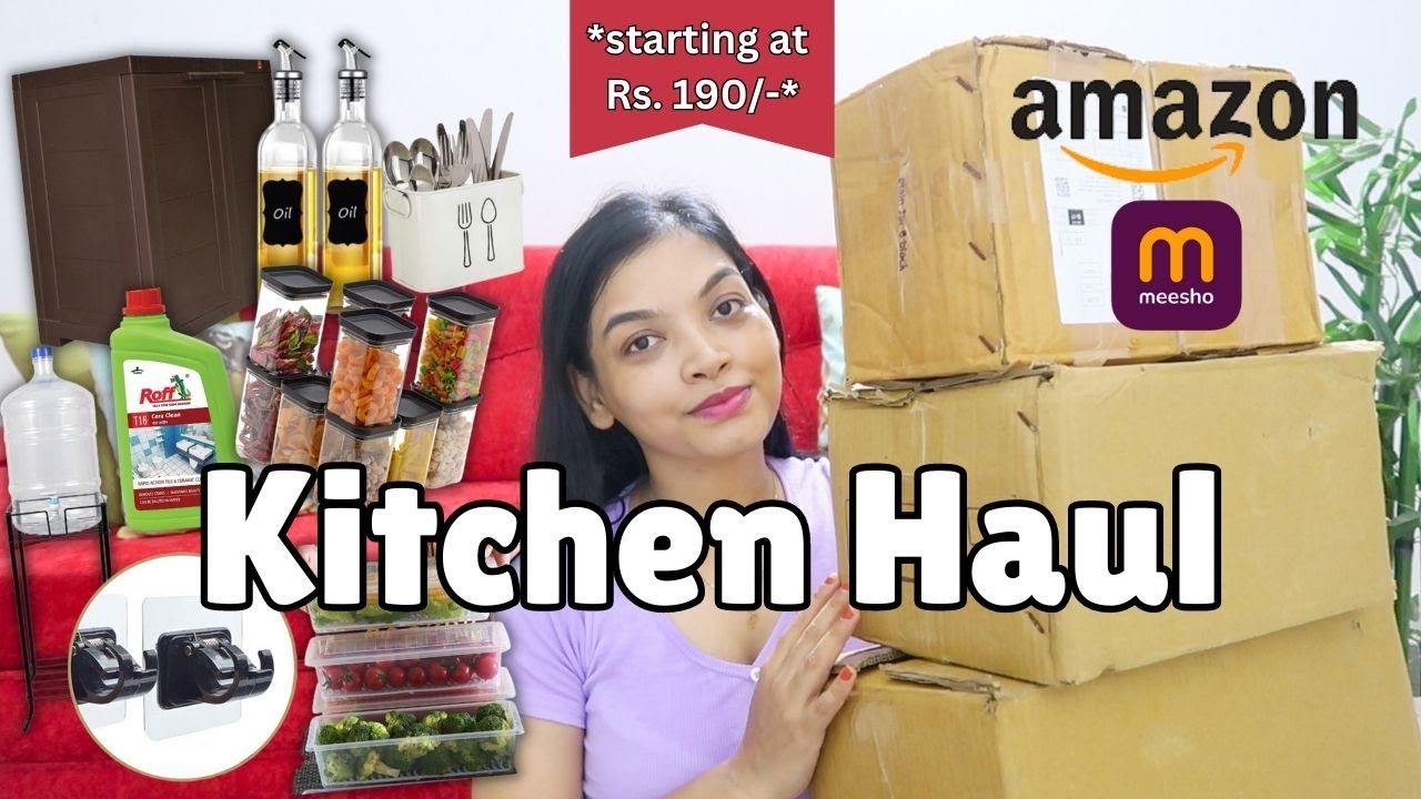 17 Meesho & Amazon Products for Small Kitchen | Space saving kitchen ...