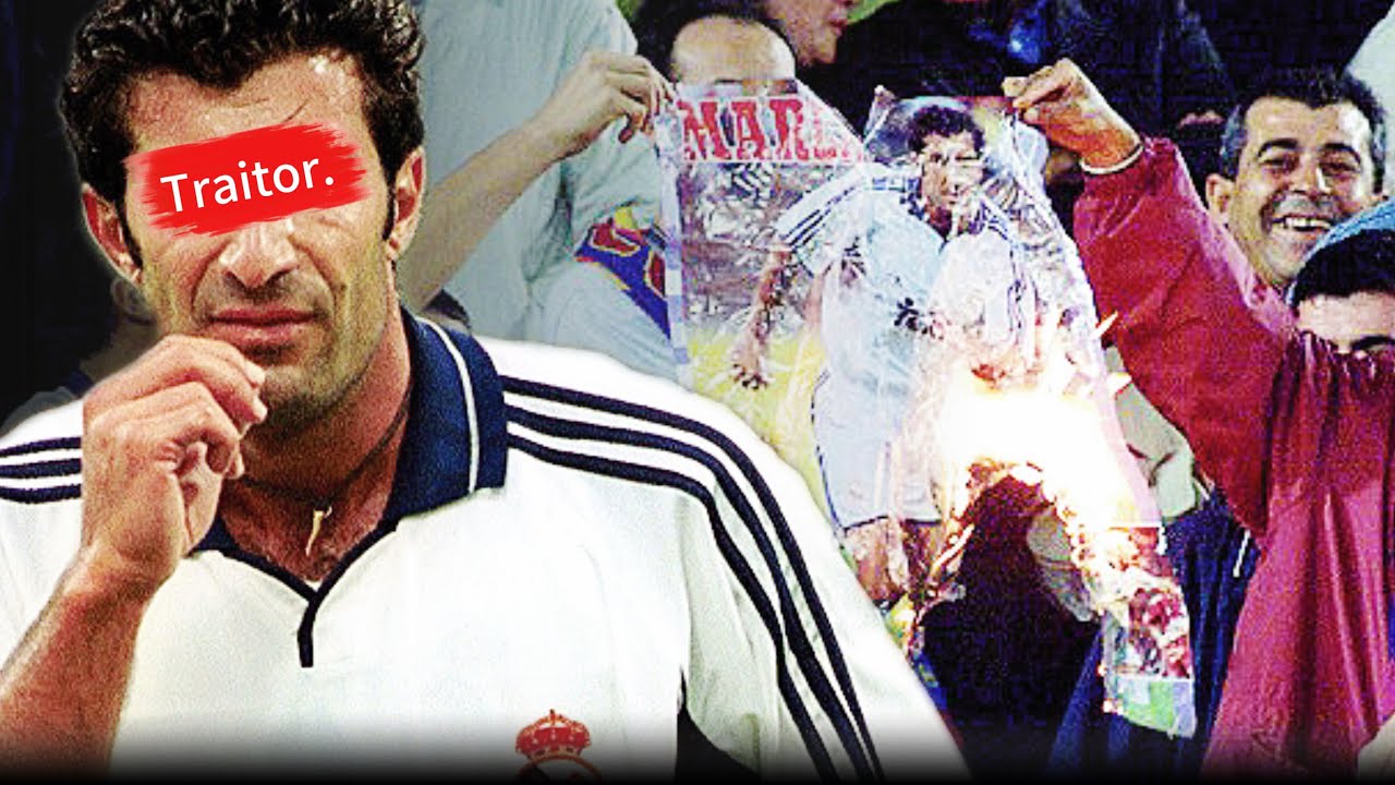 How Luis Figo Betrayed Barcelona… - YouTube