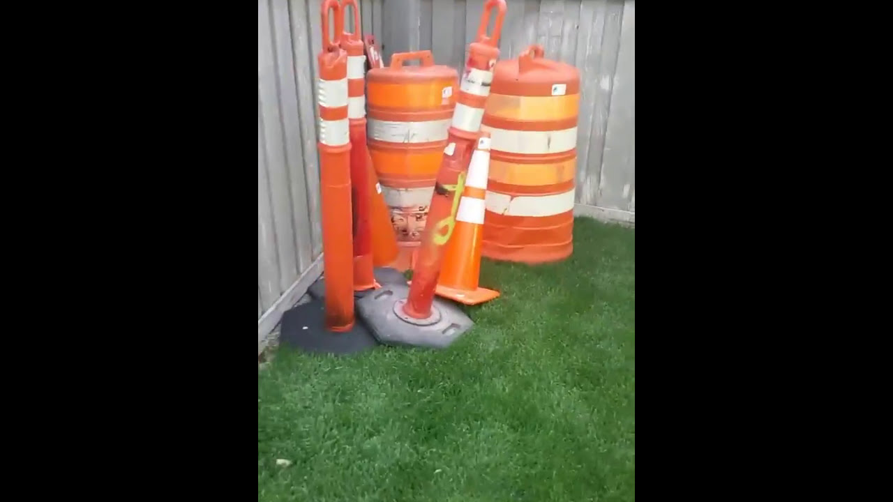 My traffic cone collection (first video) - YouTube