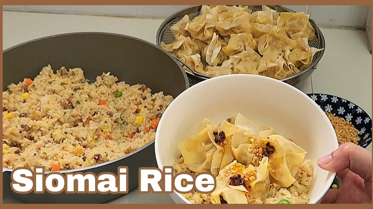 Homemade Pork Siomai with Fried Rice featuring All-in-1 Non-Stick Wok ...