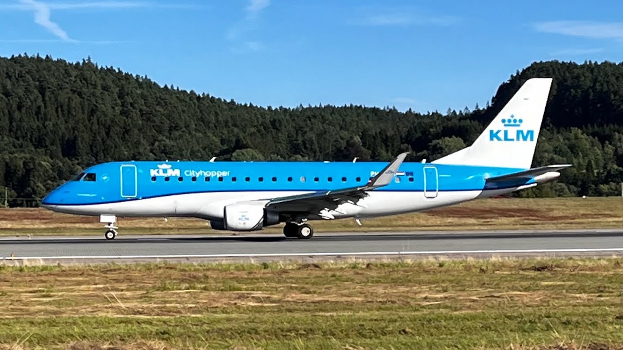 My first Trip report! German airways and KLM | Lux-Ams/Ams-Krs | E190 and E175 - YouTube