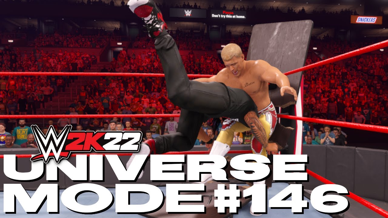Wwe 2k22 Universe Mode Smashed 146 Youtube