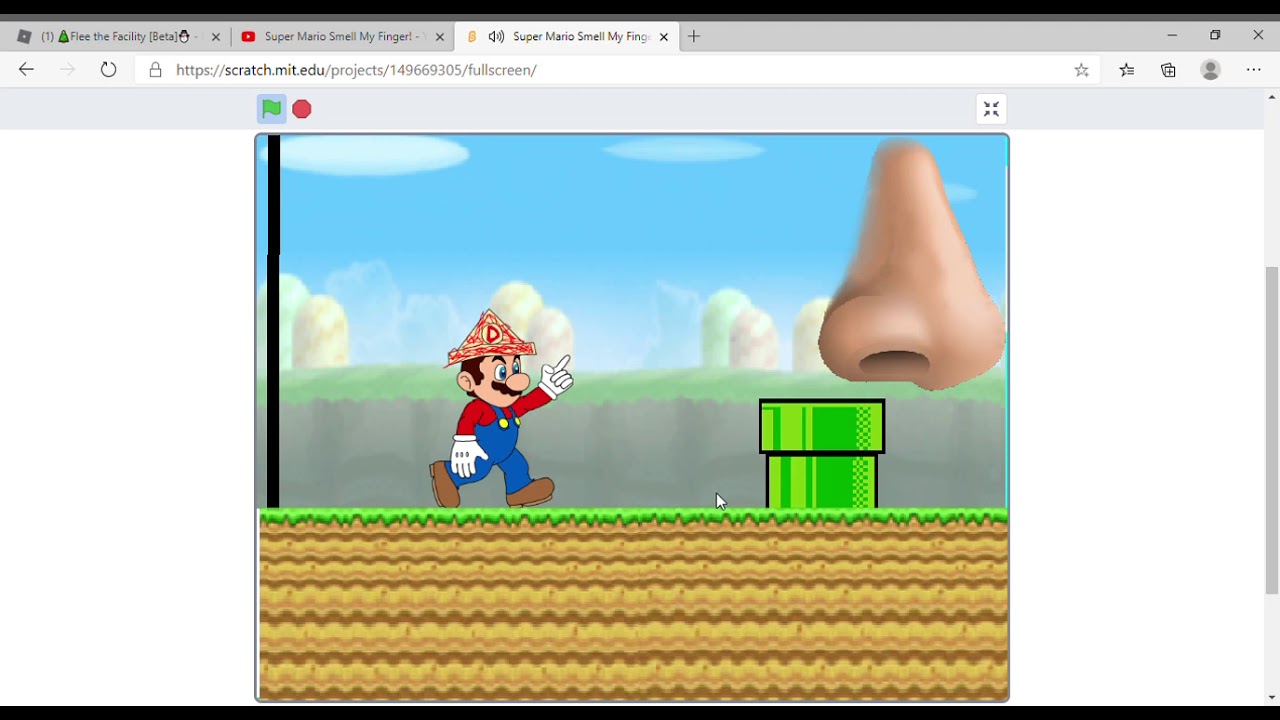 Super Mario Smell My Finger! - YouTube