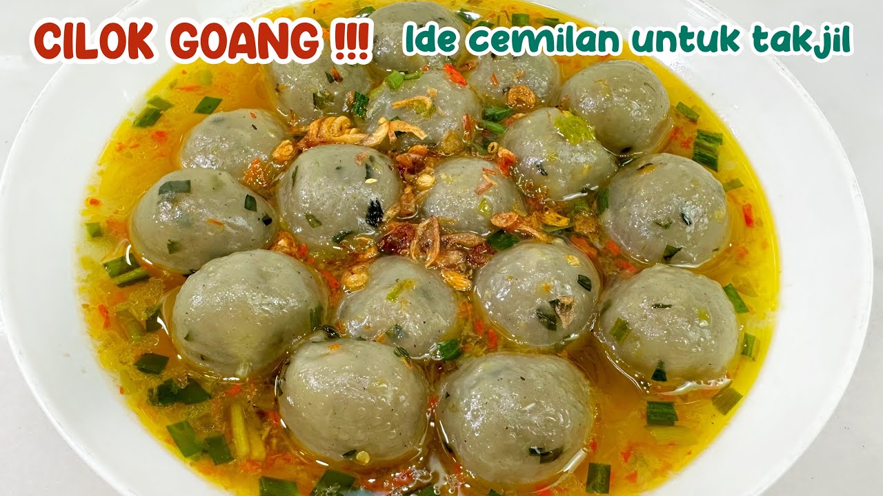RESEP CILOK GOANG UNTUK CEMILAN TAKJIL BUKA PUASA - YouTube