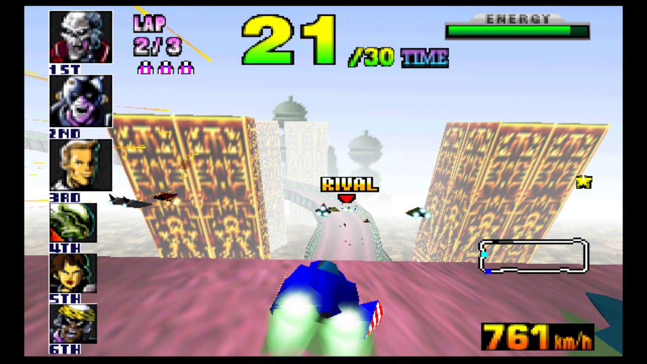 F - Zero X - Red Canyon - YouTube