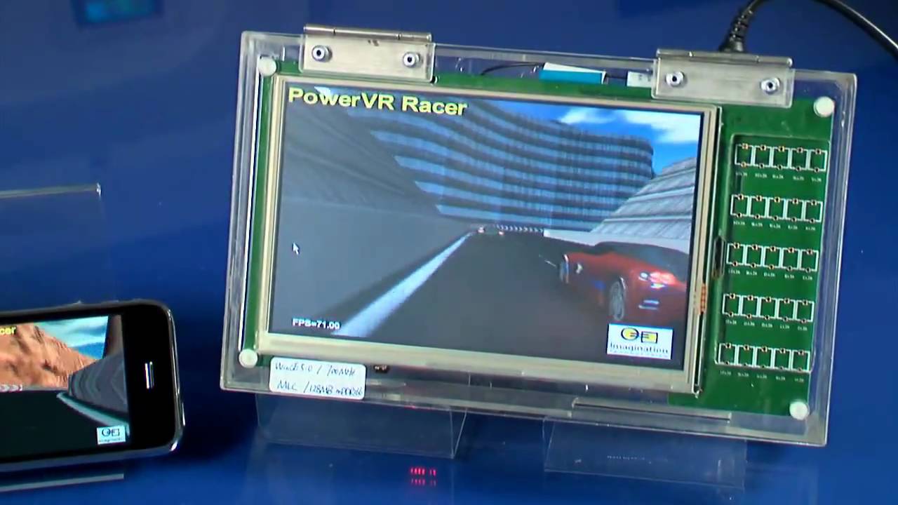 POWERVR MBX OpenGL ES1.1 - 'POWERVR Racer' - YouTube