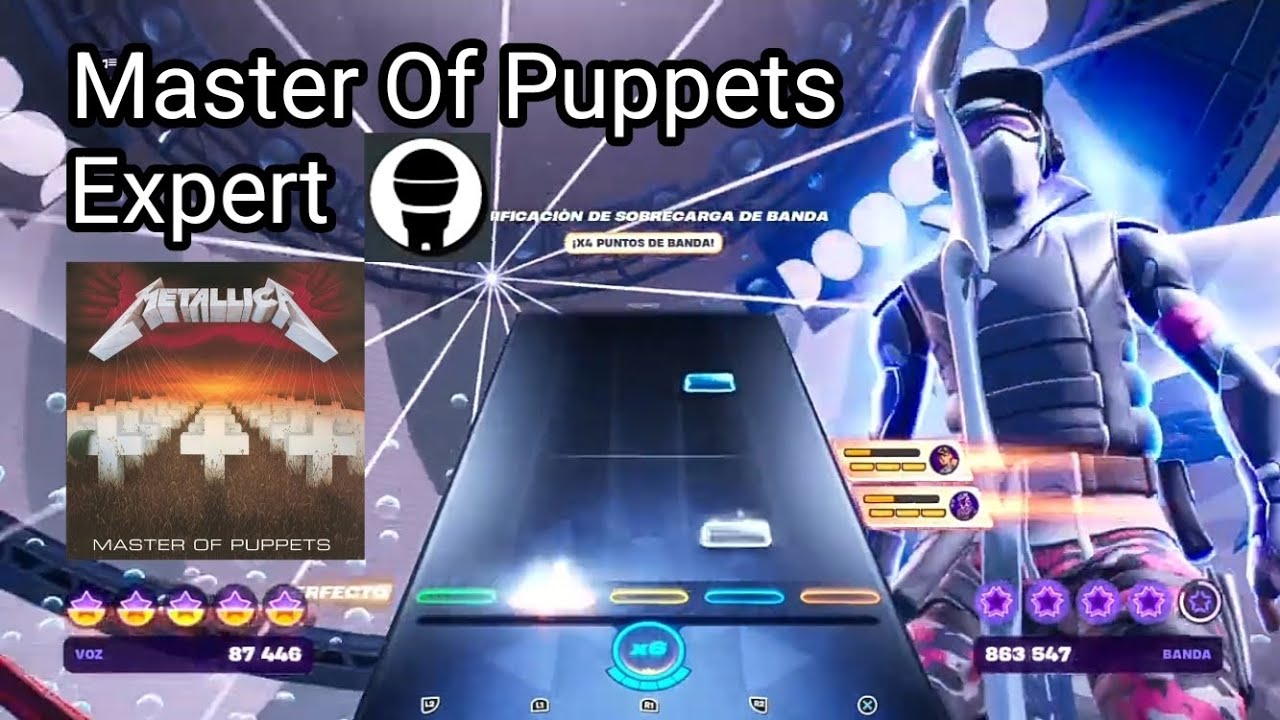 Fortnite Festival - Master Of Puppets - Vocals Expert 100% FC - YouTube