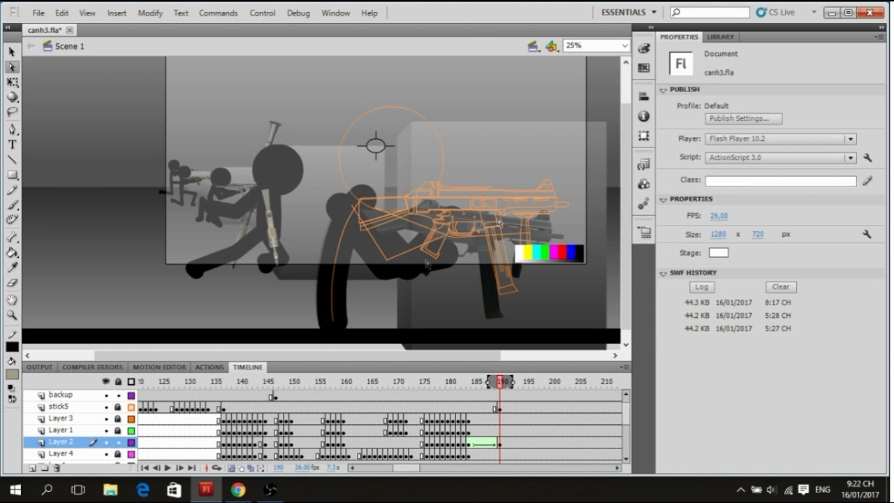 ANIMATING - STICK BATTLEFIELD - YouTube