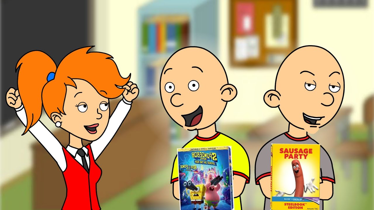 Classic Caillou Brings An Rated R Movie And Gets Expelled ( MOST ...