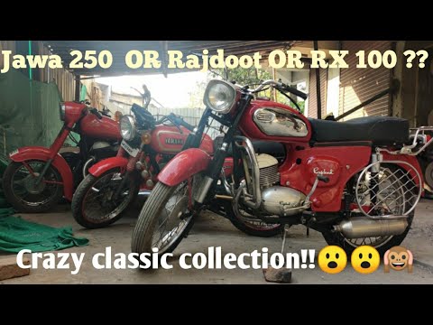 Mumbai's Biggest Classic 2 stroke bike collection!!😮🙉| Jawa 250,Rajdoot ...