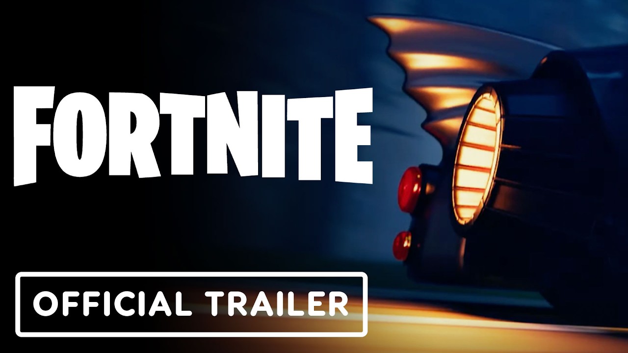 Fortnite - Official Batmobile (1989) Reveal Trailer - YouTube