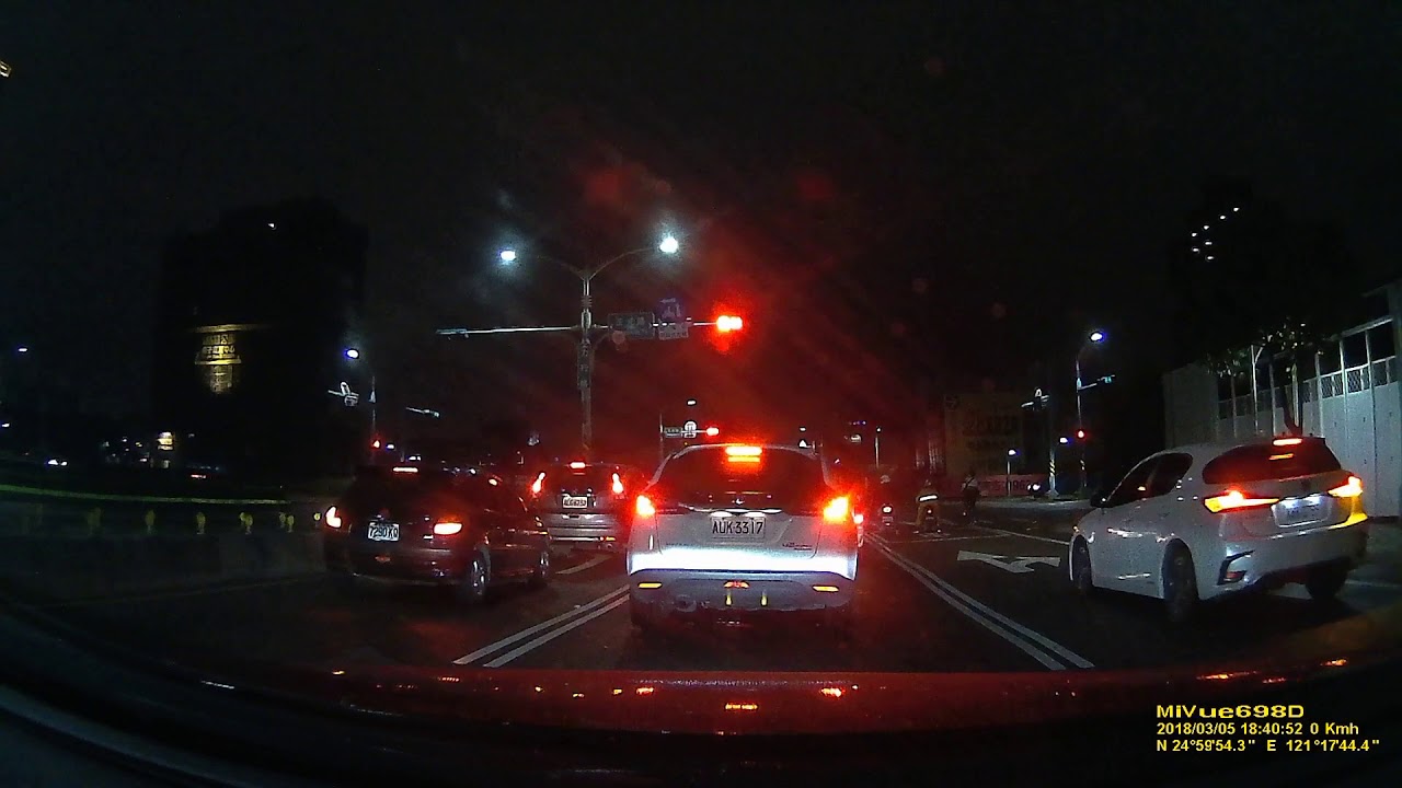3M M40 夜間小雨 行車紀錄影片 - YouTube