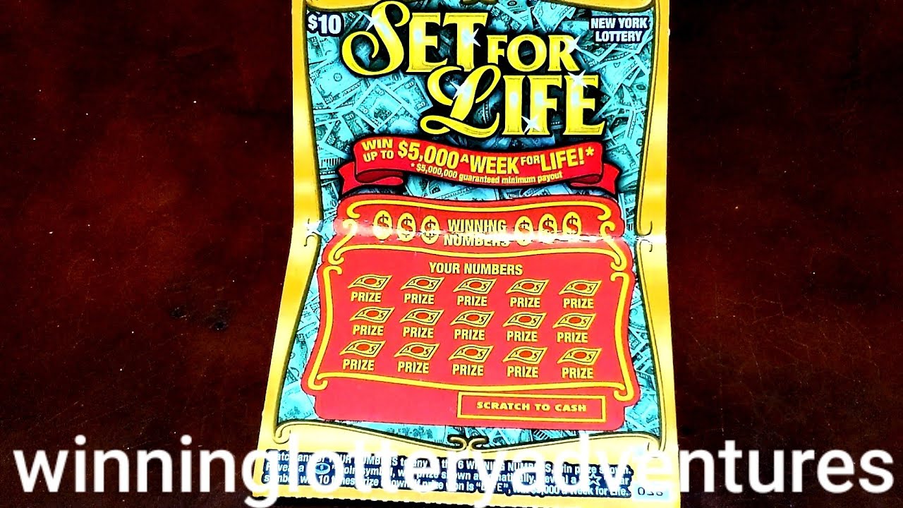SET FOR LIFE $10 NY LOTTERY SCRATCH OFF - YouTube