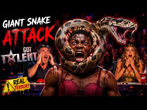 🐍 “GIANT SNAKE ATTACK! 😱 The Judges Couldn’t Believe Their Eyes!”#britaingottelent 