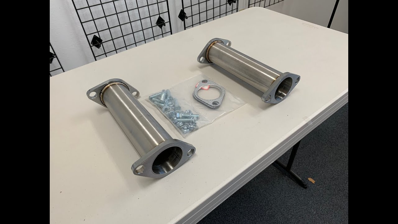 CNT Racing Genesis V6 2.5 inches test pipes - YouTube