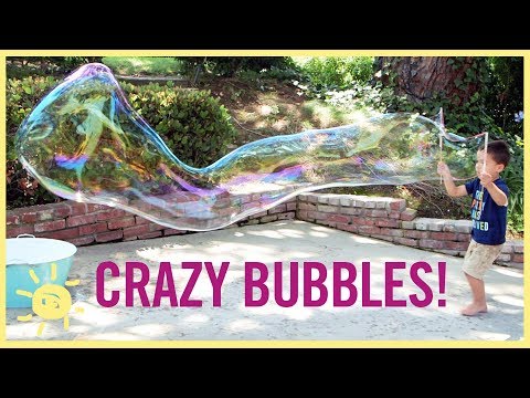 PLAY | Crazy Bubbles w/ DIY Straw Wands!