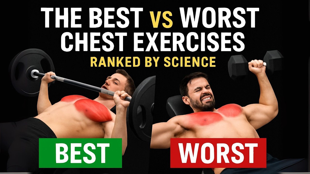 The Best vs Worst Chest Exercises Ranked By Science - YouTube
