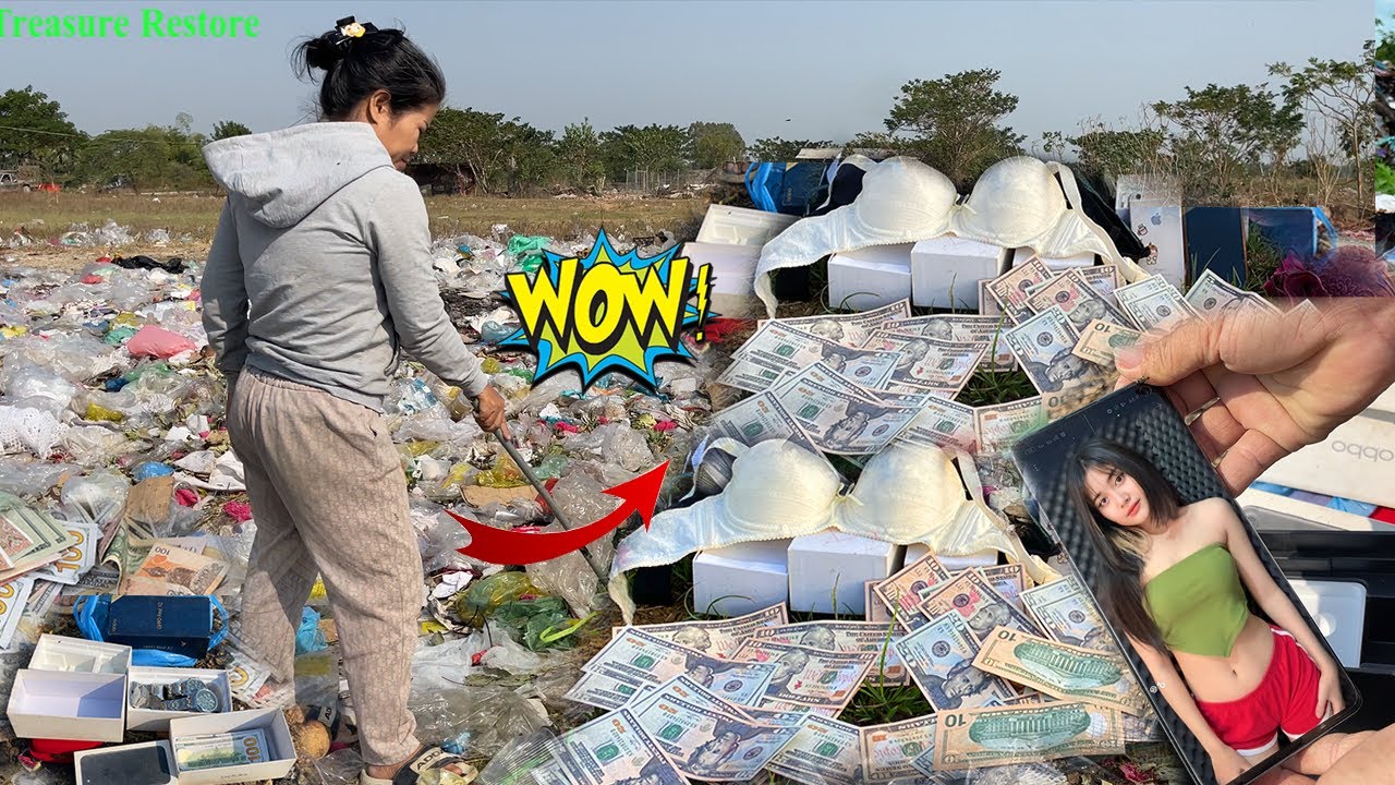 Great Day Found A lot Money $ and good thing at Trash Place - Dumpster ...