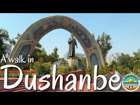 Dushanbe, Tajikistan | 4K Walking Tour