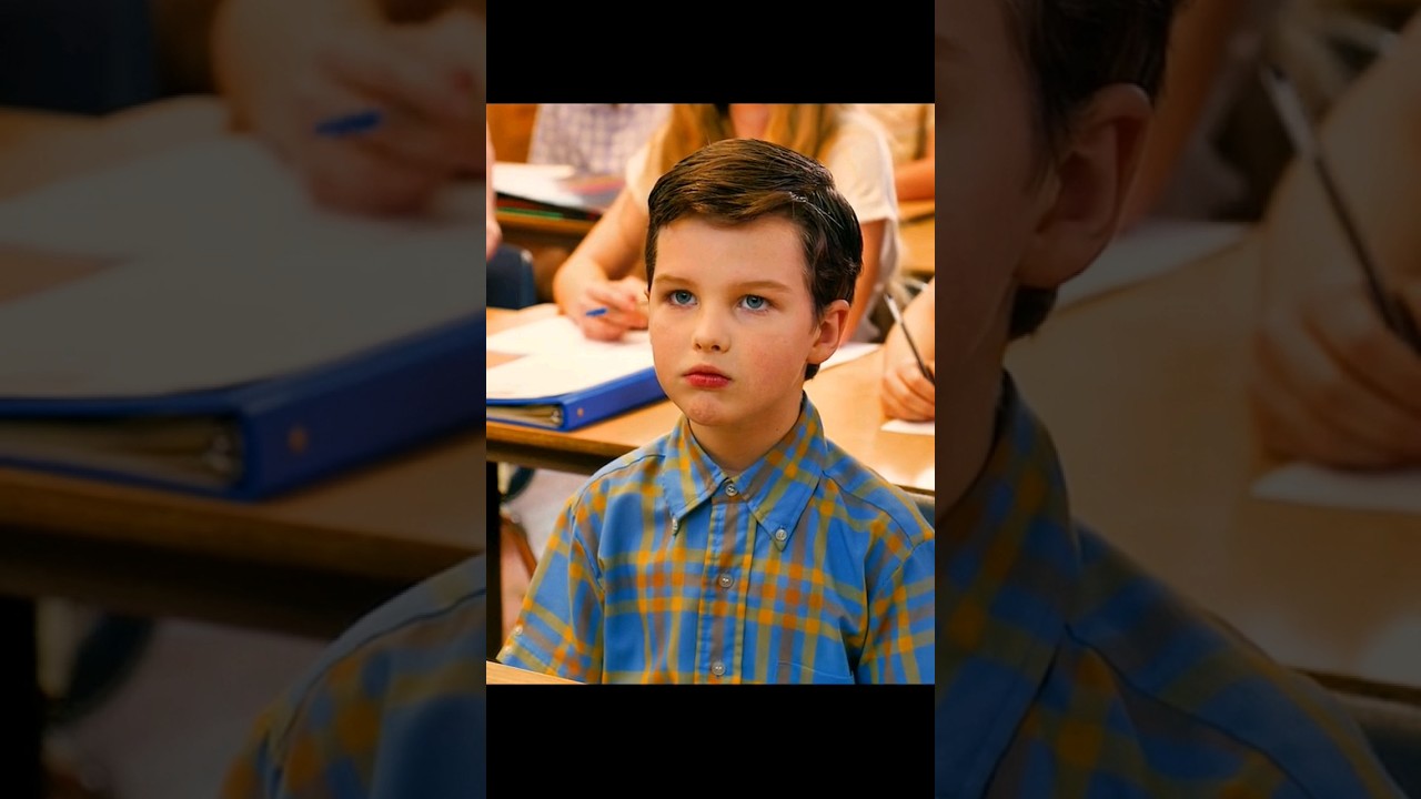 Young Sheldon's first day in high school #shorts - YouTube