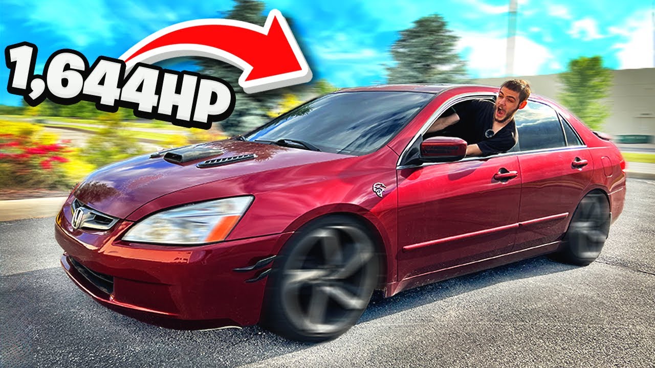 How to drive a HIGH HORSEPOWER Honda Hellcord - YouTube