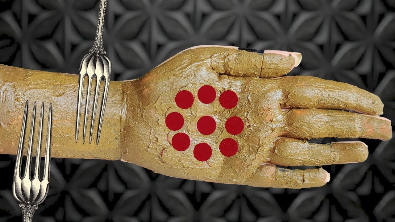 Simple Mehndi Design With Bindi & Cello tape _ Easy Mahendi मेहंदी Tricks For Beginners Using ...