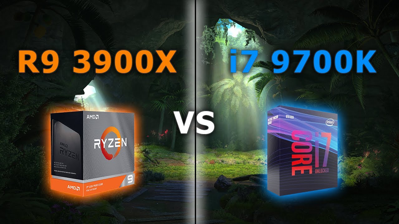 AMD Ryzen 9 3900X vs i7 9700K in 6 Gaming Benchmarks - YouTube