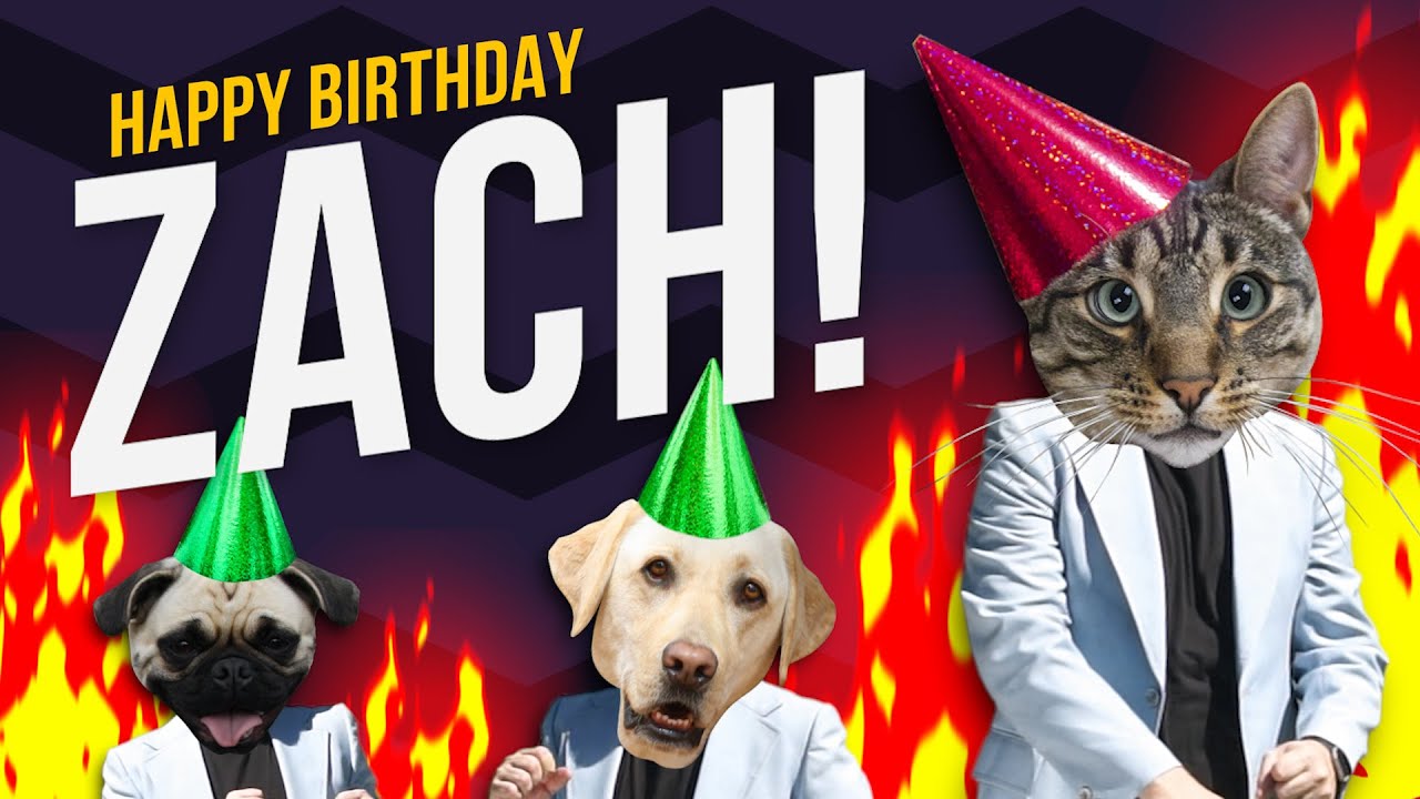 Happy Birthday Zach - It's time to dance! - YouTube