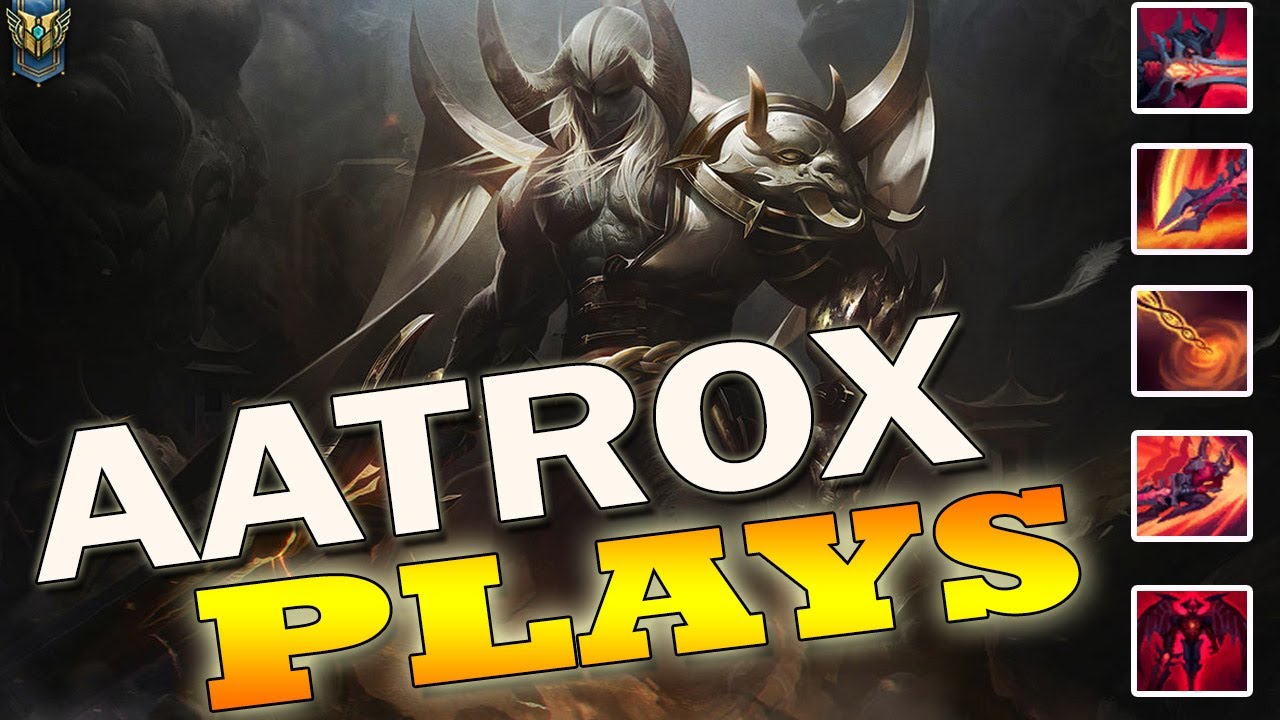 Las MEJORES Jugadas con AATROX | AATROX Montage - Best AATROX Plays ...