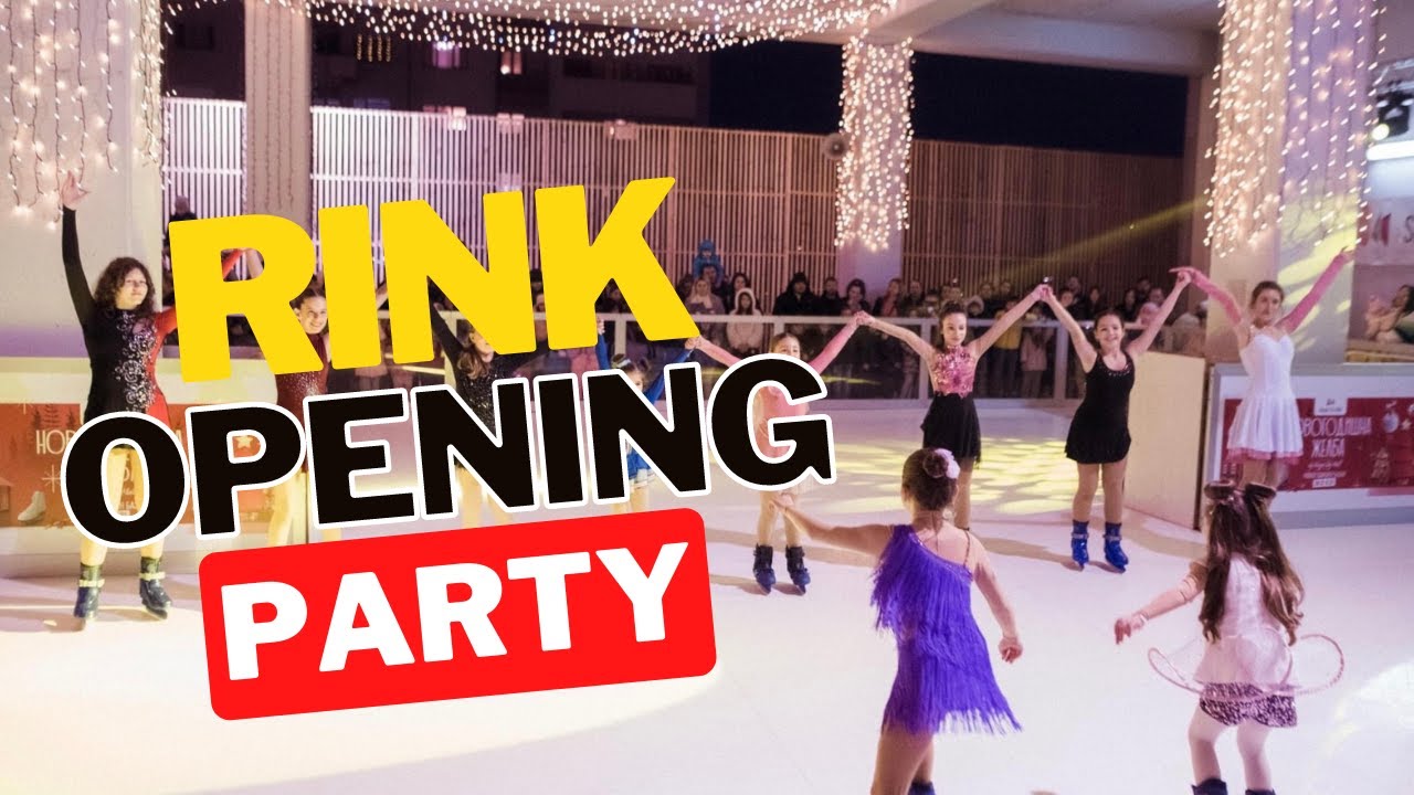 Temporary ice rink for Christmas - YouTube