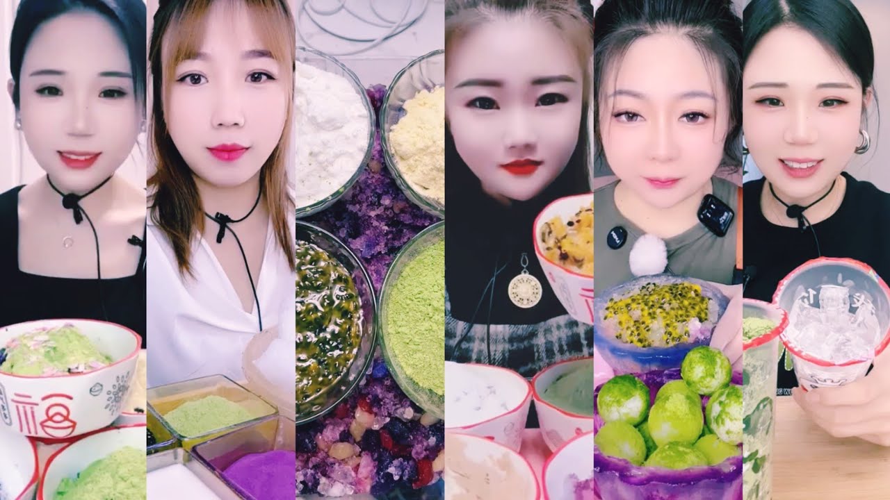 ICE IN DIFFERENT OR MULTIPLE TYPES OF BOWL | EVERYONE HAVING DIFFERENT ...