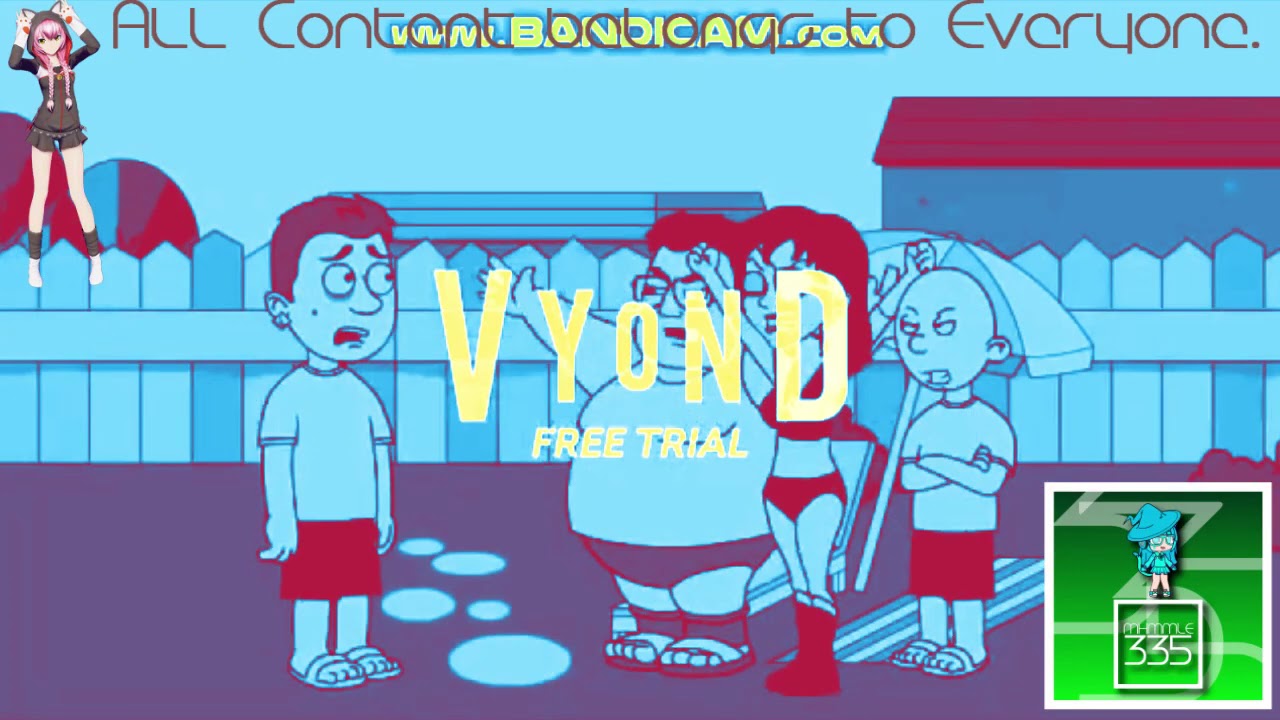 (RQ) Clyde pushes Lily into the pool/Caillou saves her/Clyde Gets ...