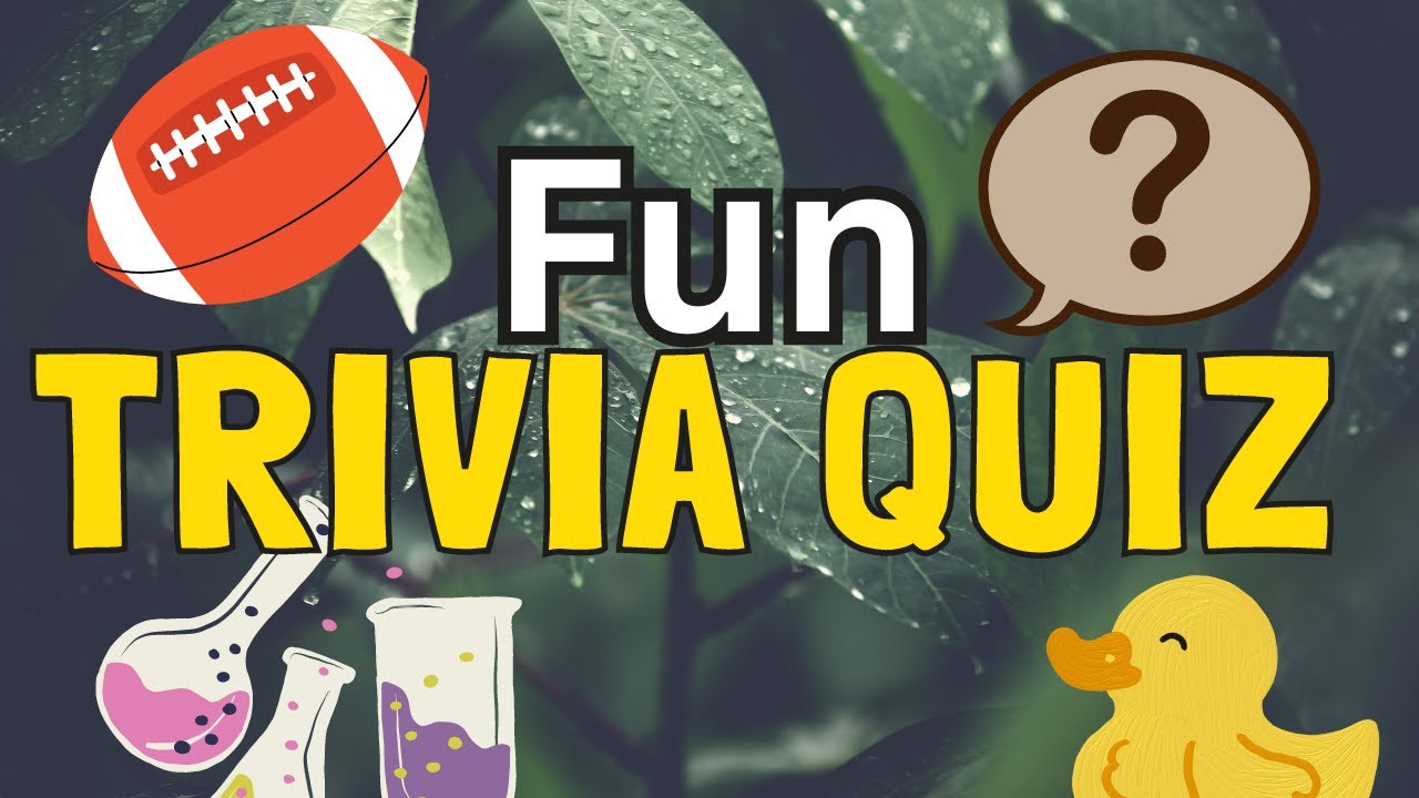【Fun Trivia Quiz 5】 Guess the Answers! - YouTube