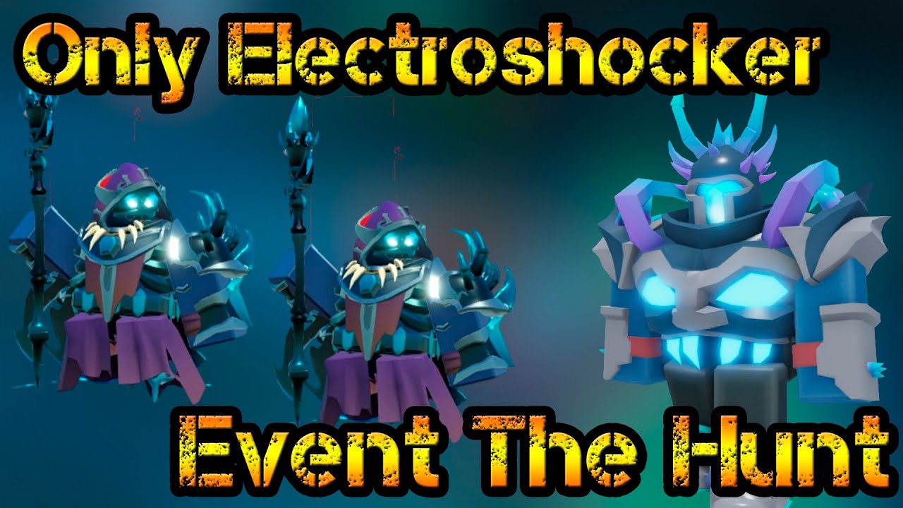 Only Electroshocker and Support Event The Hunt EASY MODE Roblox Tower ...