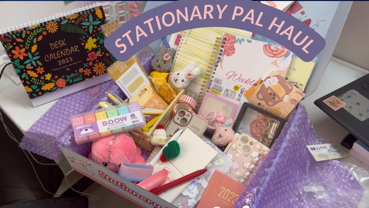 Stationerypal Haul ||ft. @stationerypal , cute stationary unboxing ...