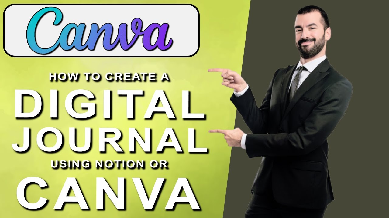 How to create a digital journal using notion or canva (2025) - YouTube