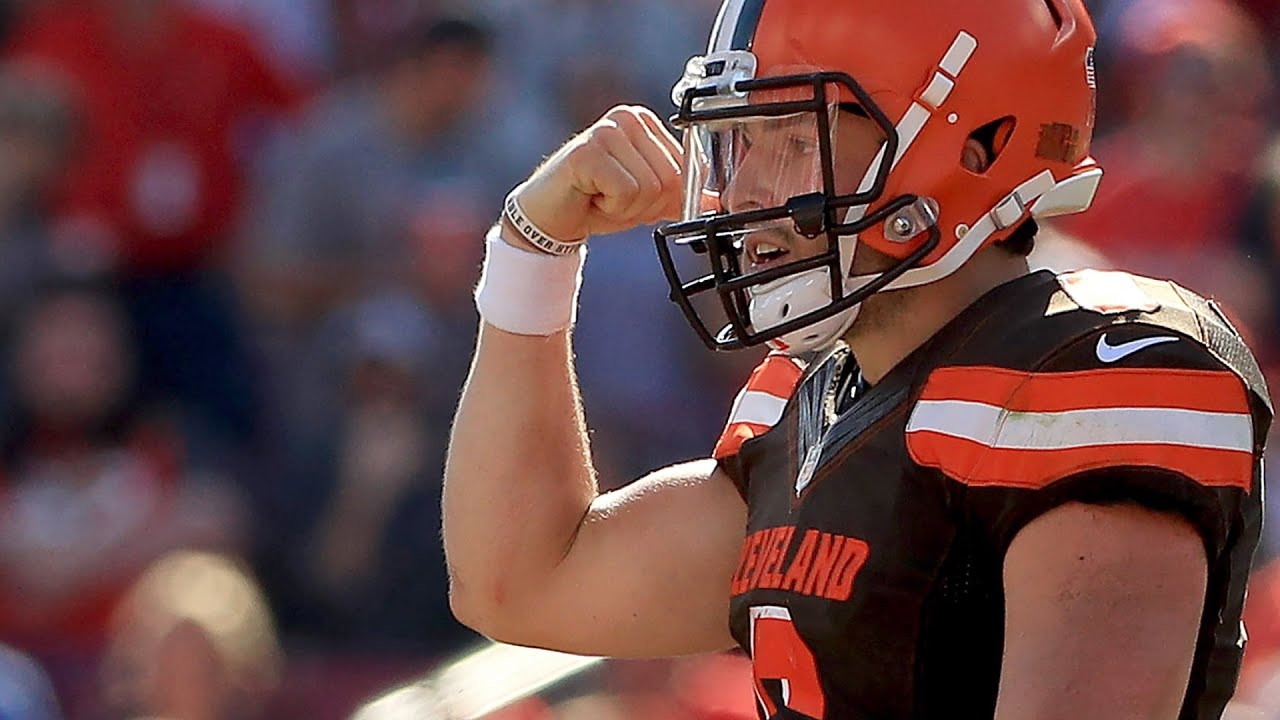 How Baker Mayfield leads the Browns with swagger - YouTube