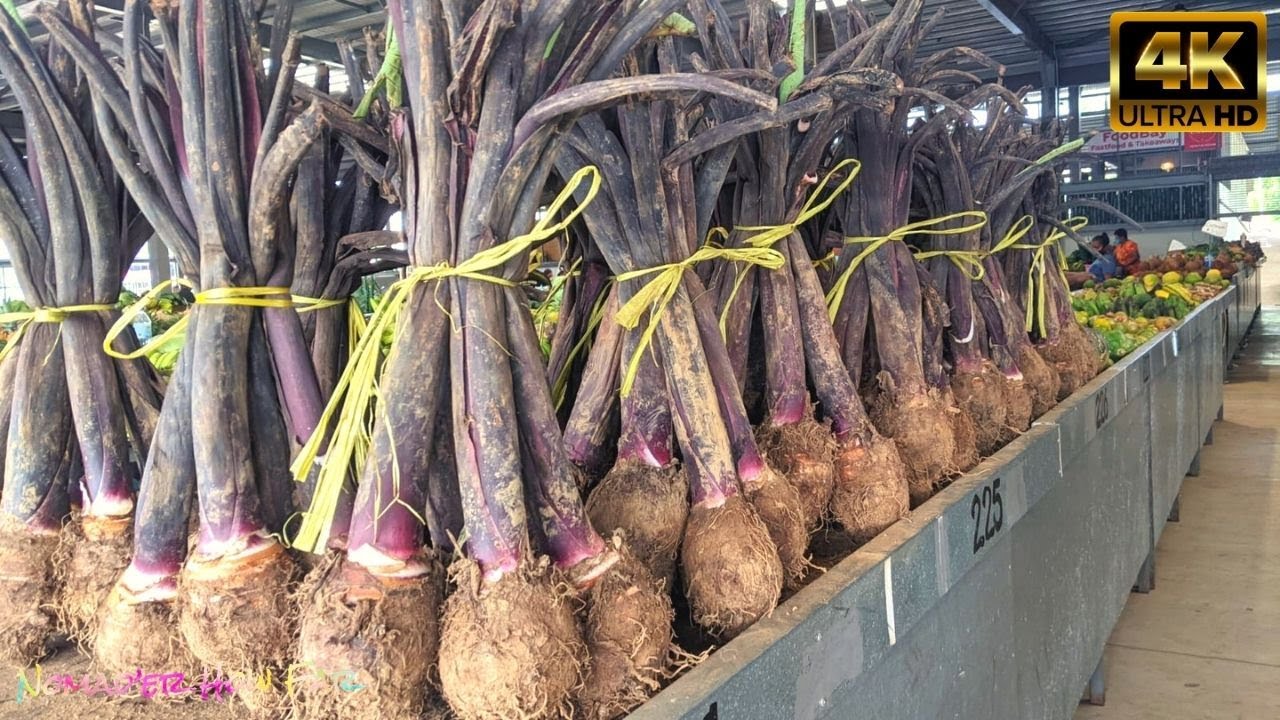 Exotic fruits - Fiji food market / Namaka, Nadi - YouTube