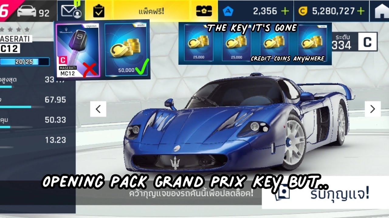 Asphalt 9: Opening Pack Grand Prix Premium Key But.. 🥲 - YouTube