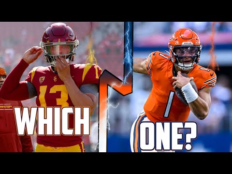 Justin Fields or Caleb Williams?😱 - YouTube