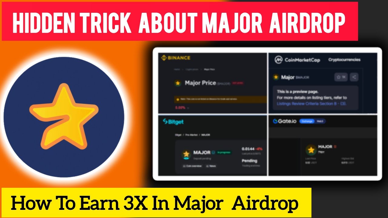 MAJOR Airdrop Update | Earn 3X daily | Major Airdrop Latest Update ...