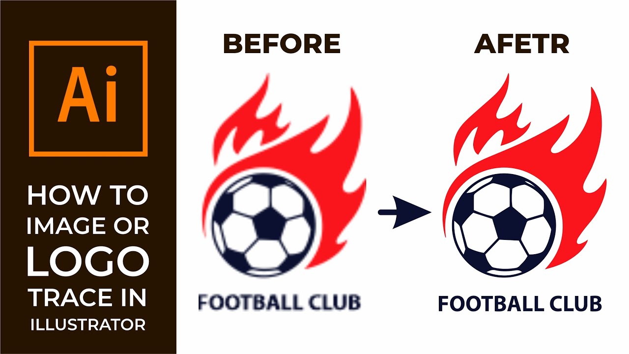 HOW TO TRACE IMAGE OR LOGO IN ILLUSTRATOR [ILLUSTRATOR TUTORIALS] - YouTube