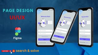 Login Page design using Figma | login page UI/UX figma Design | Website ...