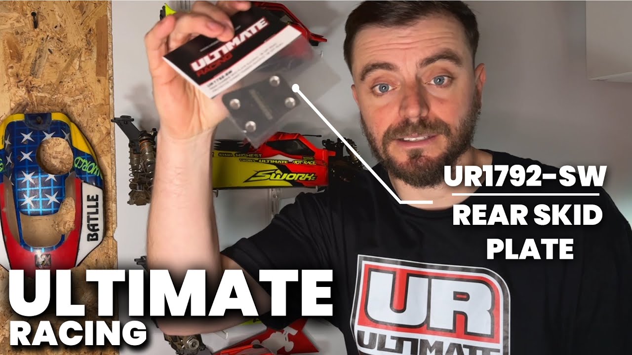 Front and rear skid plate for 1/8 buggy from Ultimate Racing - YouTube