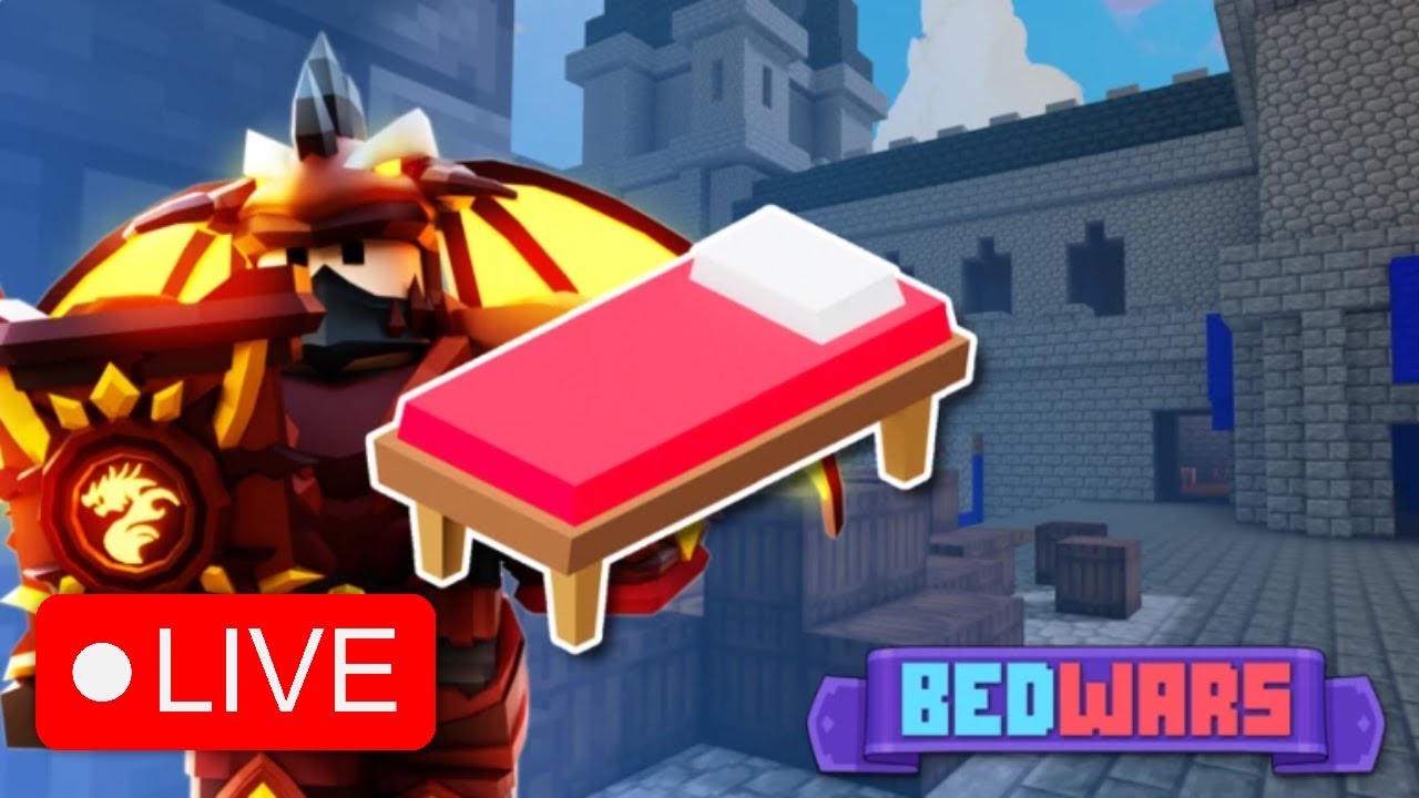 Bedwars live stream with viewers - YouTube